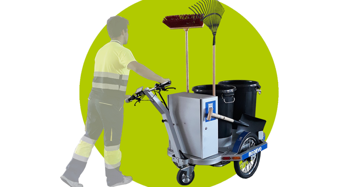 MOOEVO CLEAN: Electrified Sweeper Cart | Mobility Innovation Marketplace