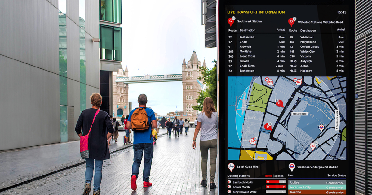 PassageWay RTPI Digital Signs | Mobility Innovation Marketplace